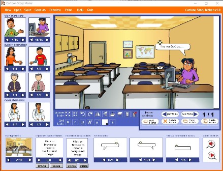 Cartoon Story Maker – Πληροφορική στην εκπαίδευση